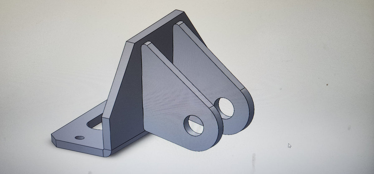 Universal Upper Shock Mount for Sheetmetal Framerail – Funkhouser Race Cars